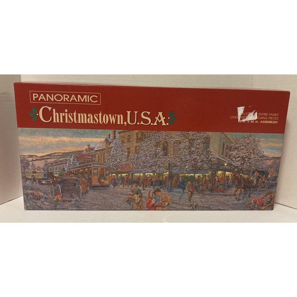 Springbok | Toys | Springbok Hallmark Christmastown Usa Panoramic 70 Pc ...